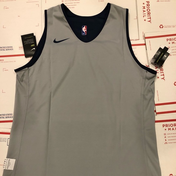 Nike | Jackets & Coats | Nike Nba Issue Training Vest Reversible ...